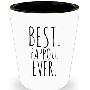 Best Pappou Ever Best Yiayia Ever Shot Glass Set Gift for Greek ...