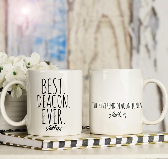 Personalized Deacon Mug Deacon Ordination Gift Wedding | Etsy
