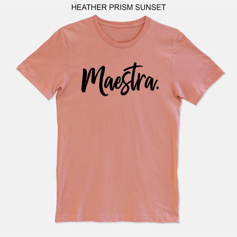 Maestra Shirt Teacher Shirt Spanish Ts For Teachers Etsy