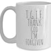 TGIF Thank God I'm Forgiven Mug Religious Gift Ceramic Coffee Mug ...