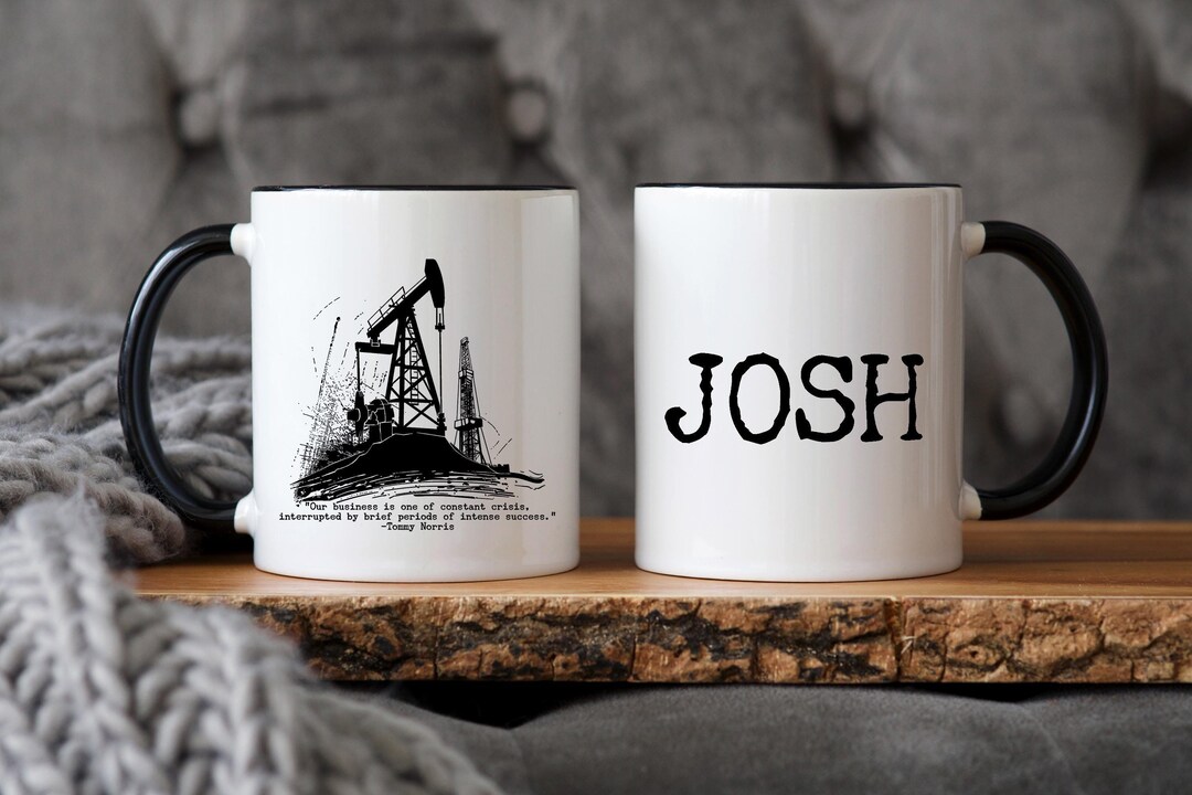 Personalized Oil Rig Derrick Mug, Petroleum Engineer Gift - Etsy