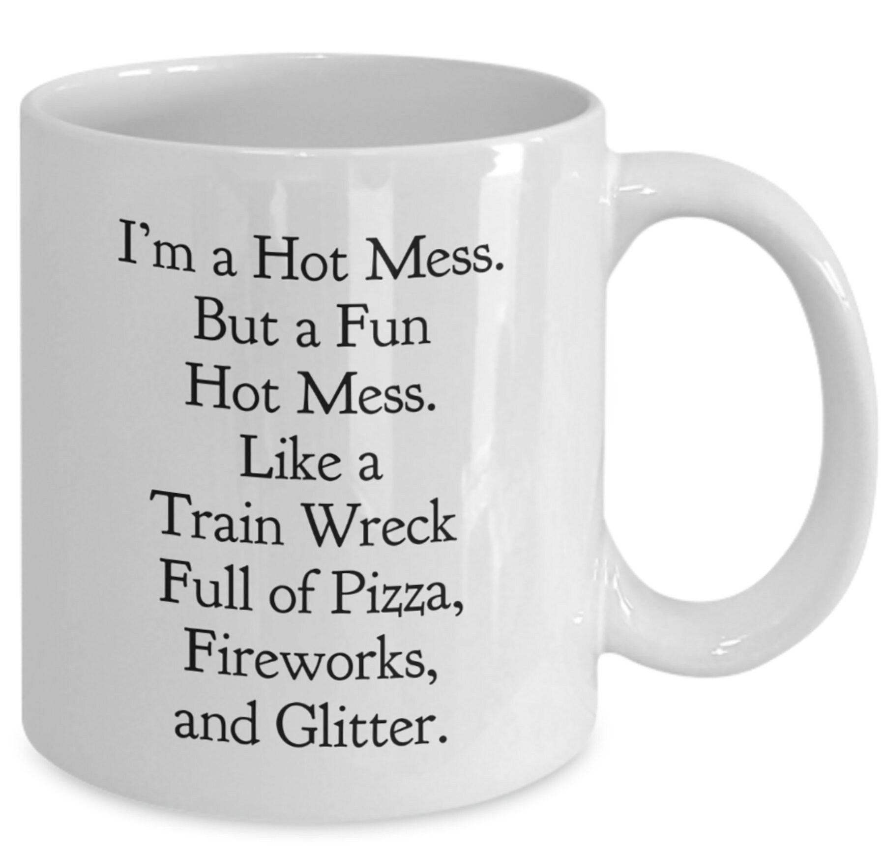 Gift Idea for Best Friend Funny Gift I'm a Fun Hot Mess | Etsy