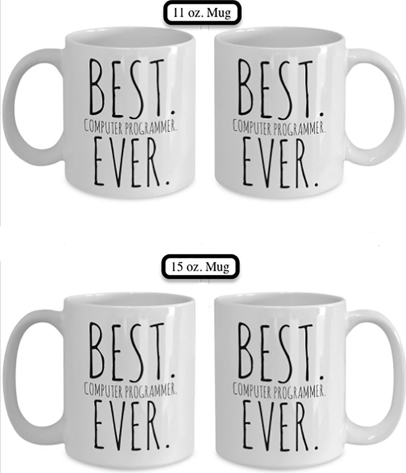 Best Computer Programmer Ever Mug Gift for Coder Gift for Nerd | Etsy