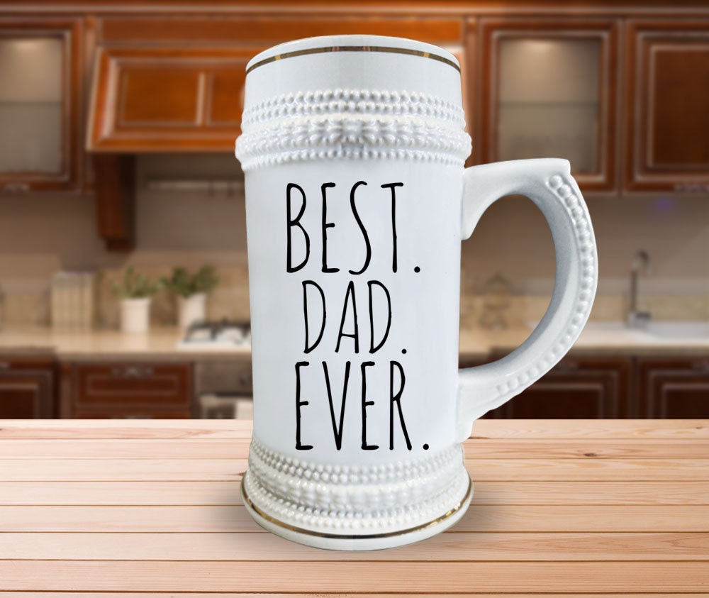 DAD Gifts Best Dad Ever Beer Stein Unique Gift Idea for - Etsy