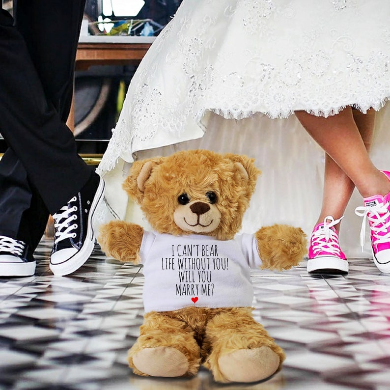 Personalized Will You Marry Me Proposal Gift Pack Teddy Bear - Etsy