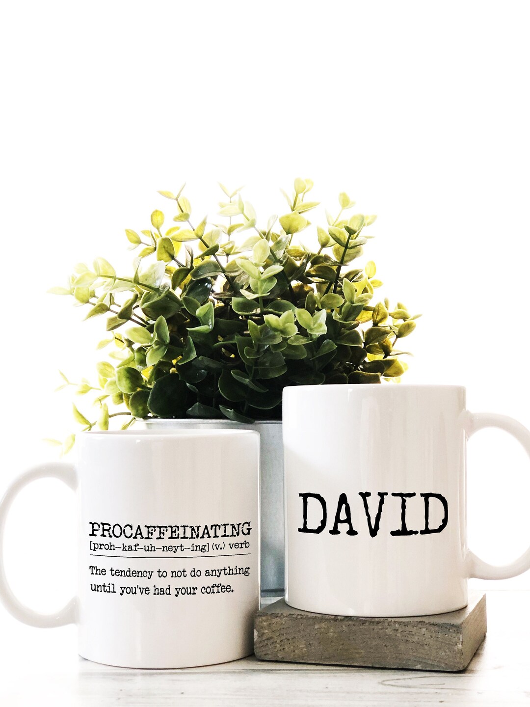 Procaffeinating Definition Mug: Personalized Coffee Lover Gift - Etsy