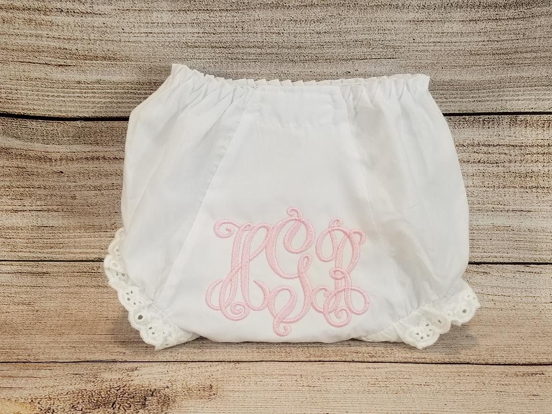 Baby Girl Bloomer, Monogram Bloomers, Baby Diaper Cover - Etsy