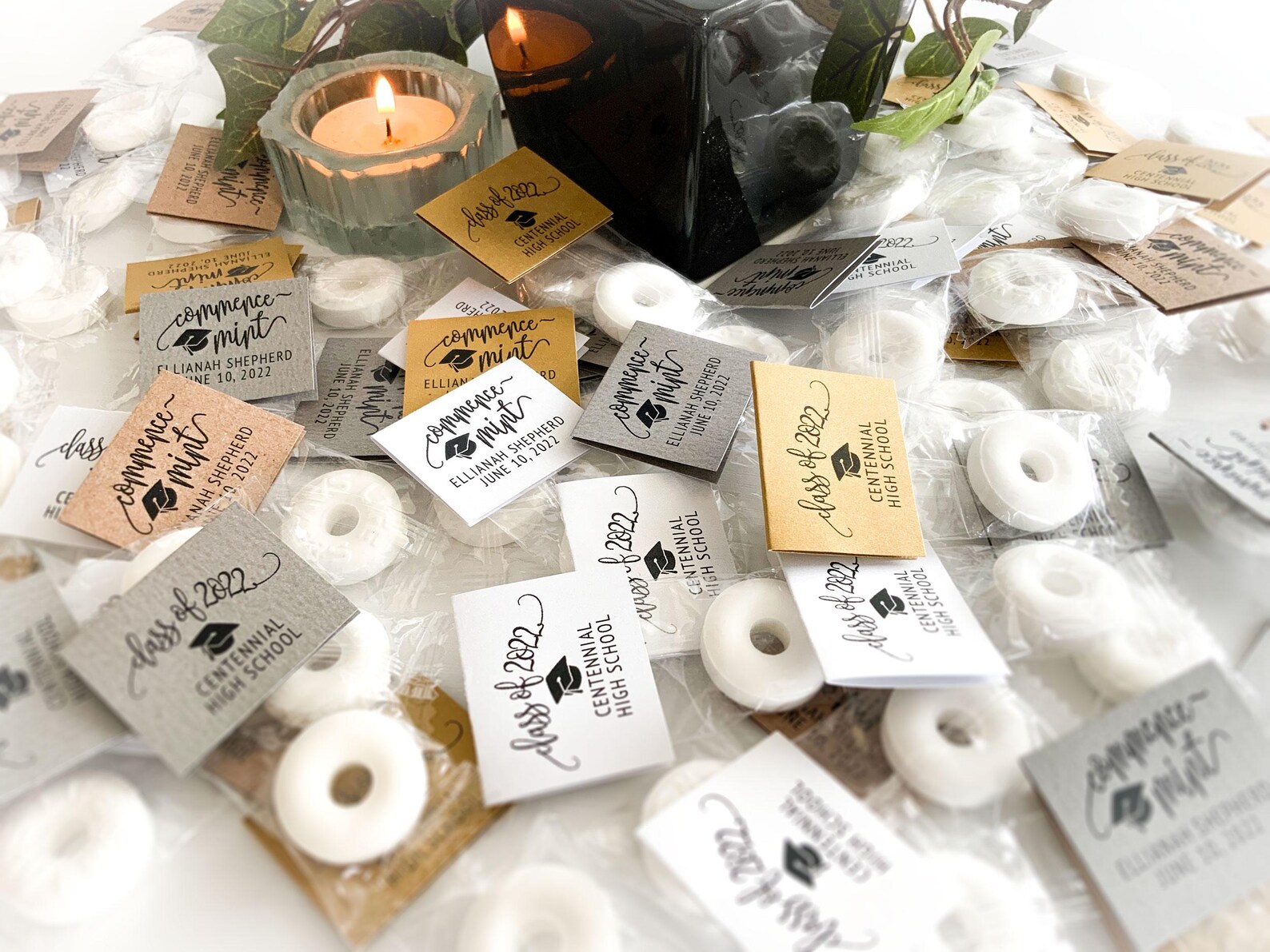 Graduation Favors Commence-mints, Graduation Mint Favors, Graduation ...