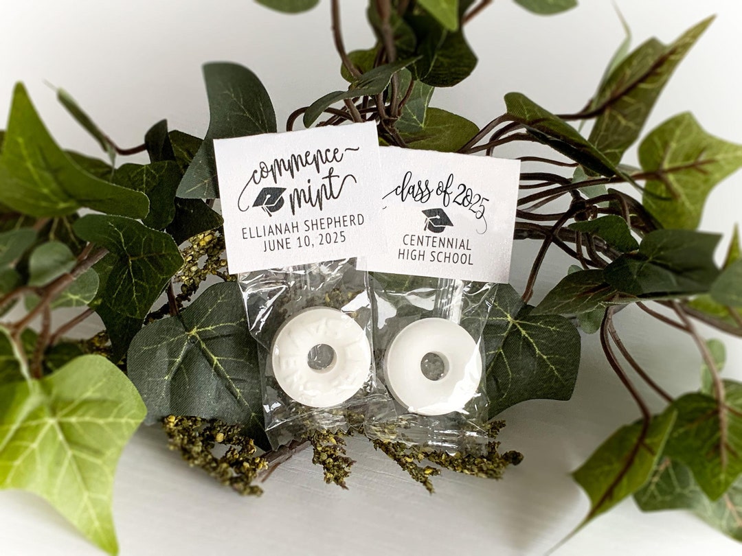 Graduation Favors Commence-mints, Graduation Mint Favors, Graduation ...