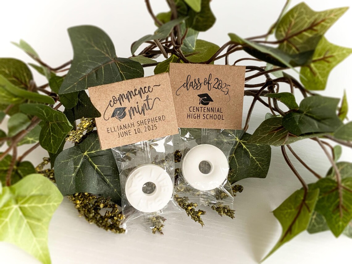 Graduation Favors Commence-mints, Graduation Mint Favors, Graduation ...