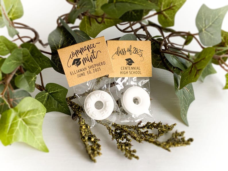 Graduation Favors Commence-mints, Graduation Mint Favors, Graduation ...