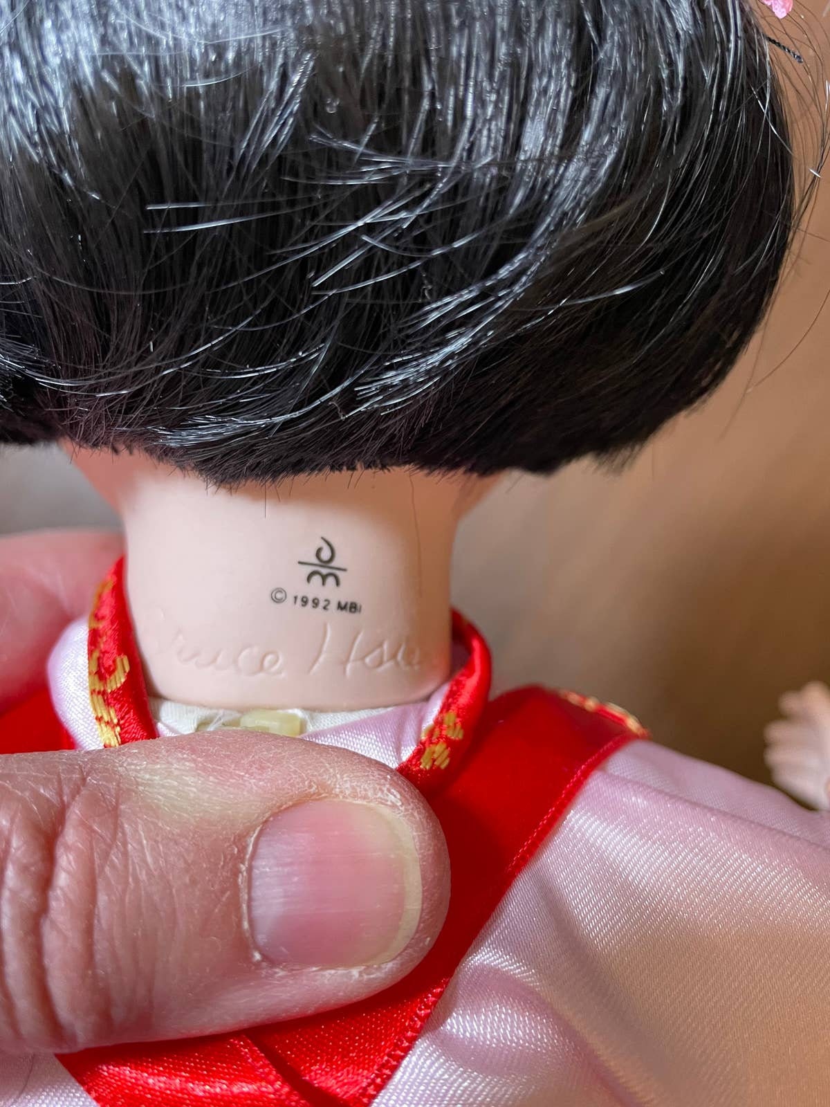 Vintage Ceramic Baby Doll Danbury Mint Bruce Hsieh Mei Mei in Box No ...