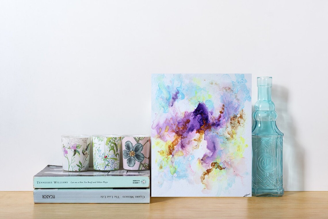 Original Alcohol Ink Fluid Art Abstract Wall Art Alcohol Ink | Etsy