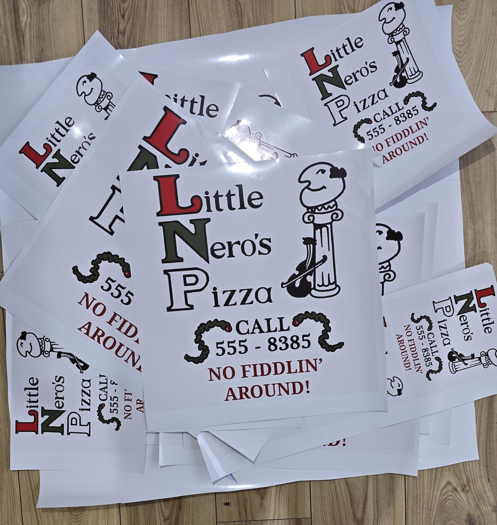 Home Alone Pizza Box Label: Little Nero's Birthday Party Favor - Etsy
