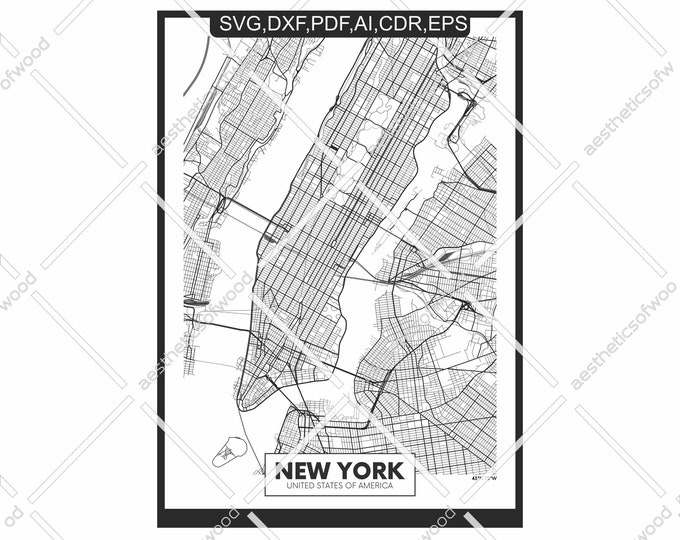 New York Outline SVG Files, New York Cut Files, United States of ...