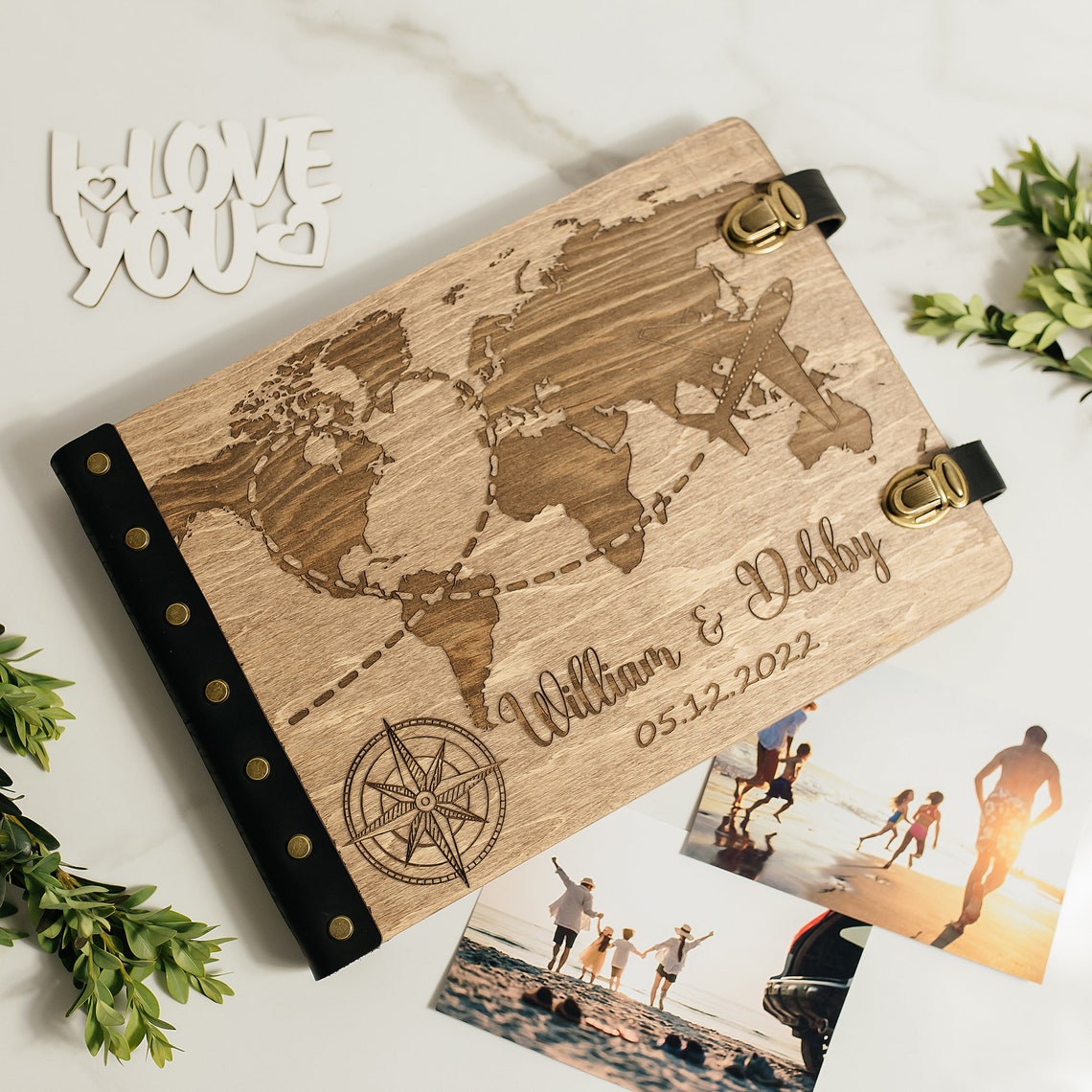 Our Adventure Book, Custom Photo Album, Adventure Photo Album , Wedding ...