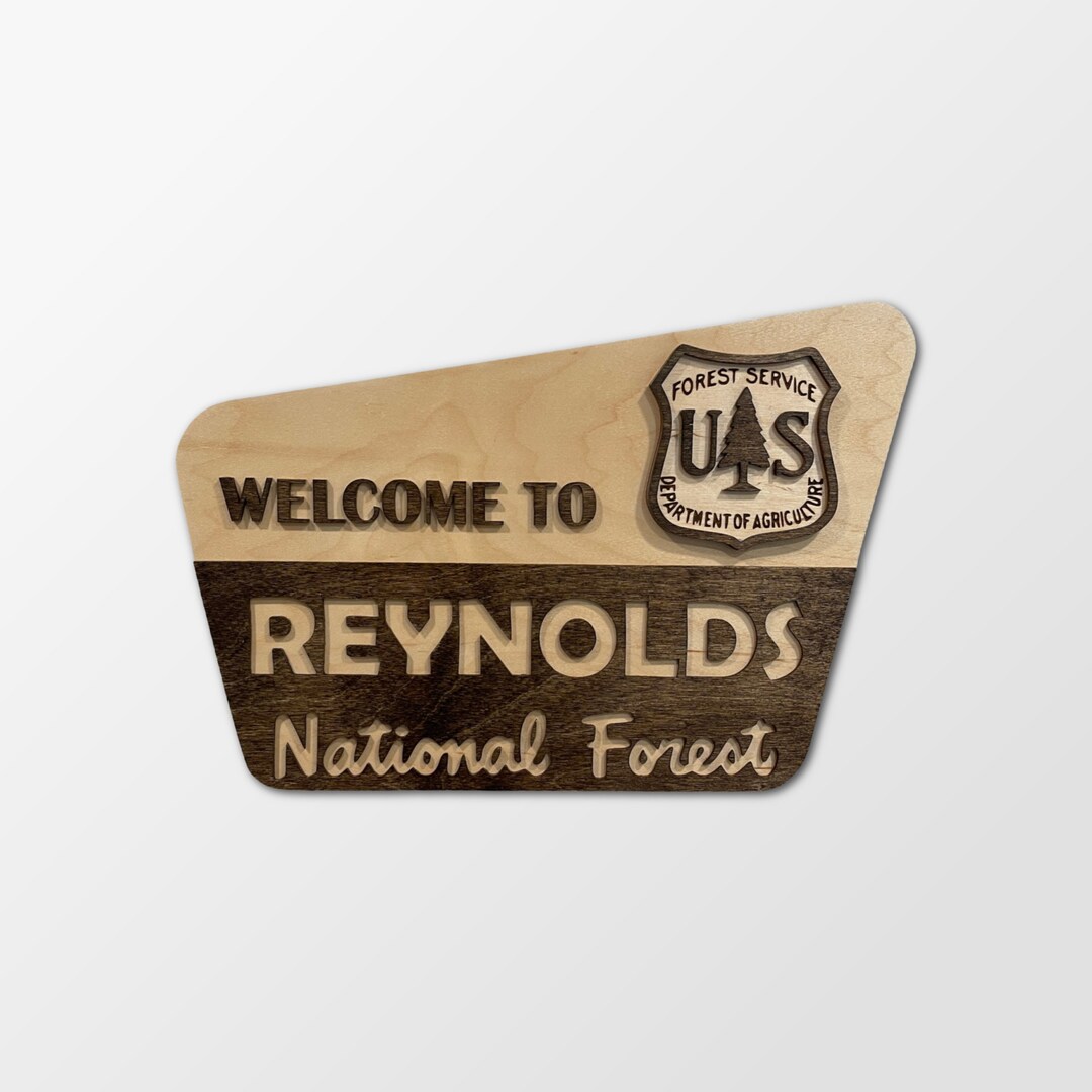 15 Personalized National Forest Inspired Sign Replica Custom National ...