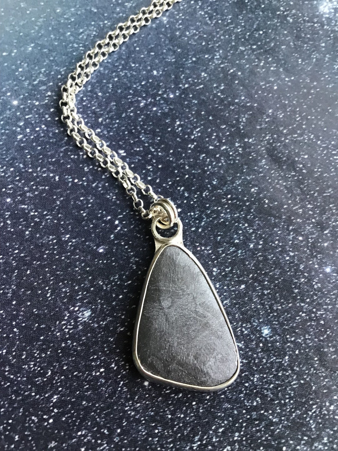 Silicon With the Milky Way Pendant, Space Pendant, Solar System Pendant ...