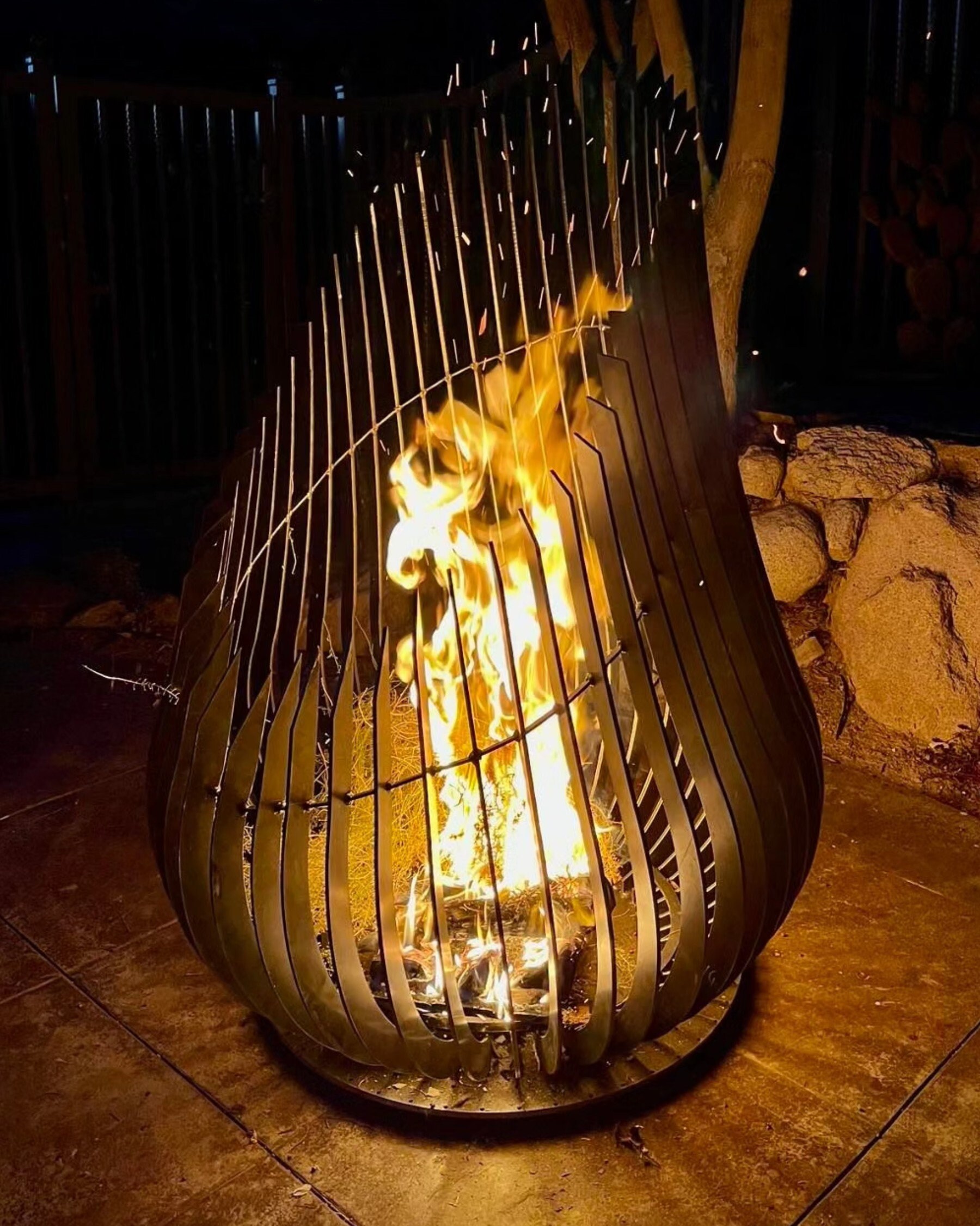 Custom Teardrop Fire Pit - Etsy