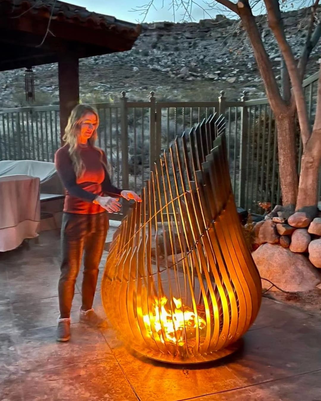 Custom Teardrop Fire Pit - Etsy