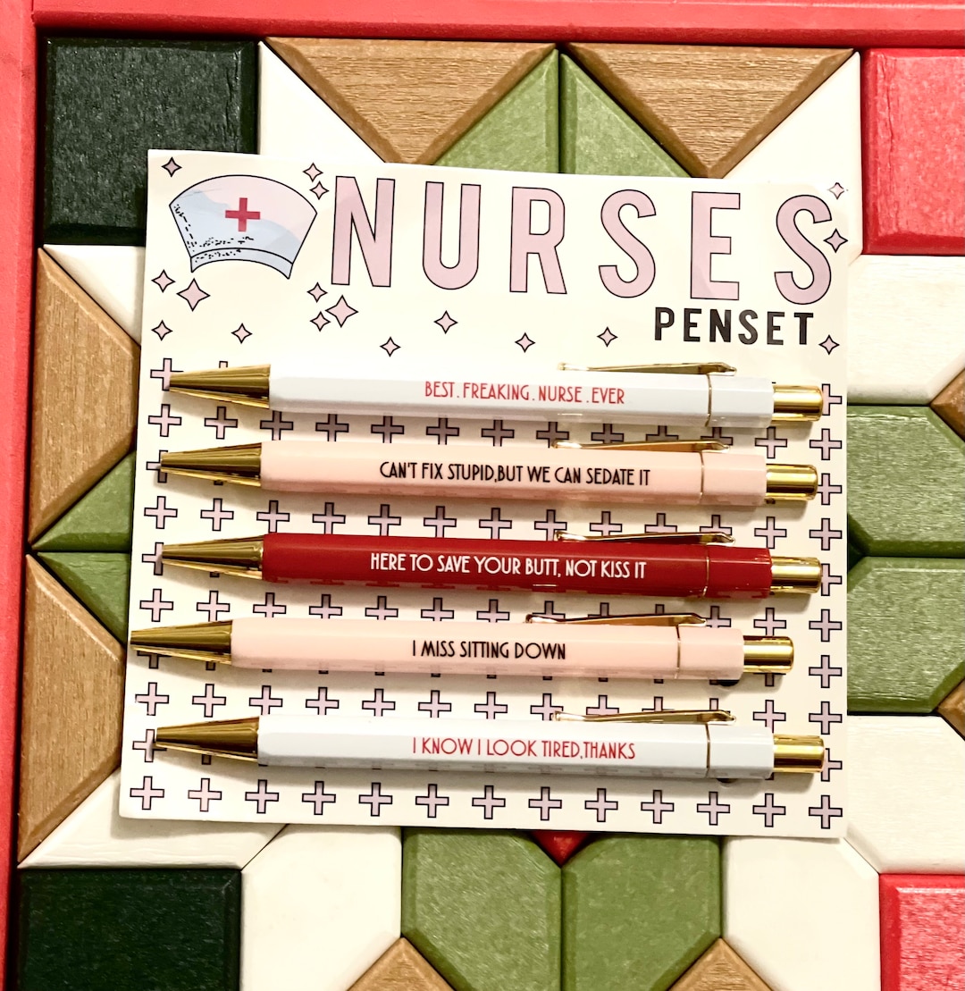 Nurse Pen Set/ Nurse Pens / Nurse Pen With Clip / Healthcare Pen Set ...