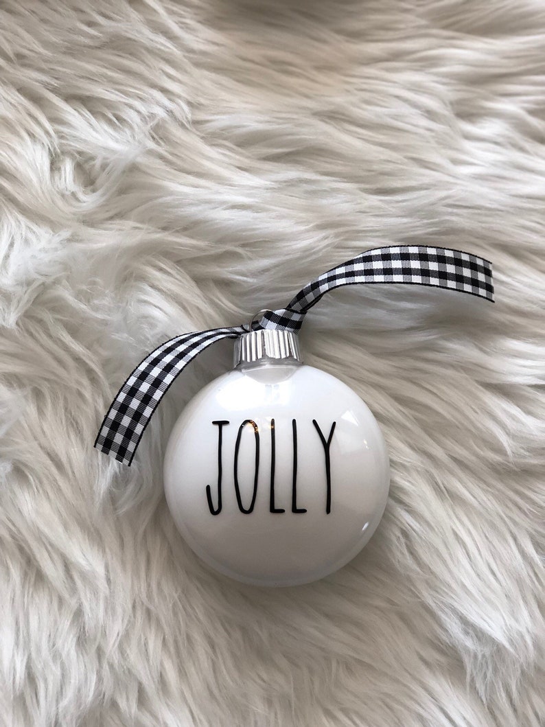 Rae Dunn Inspired Ornaments or Decals Rae Dunn for Christmas - Etsy