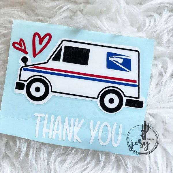 Mailman Decal - Etsy