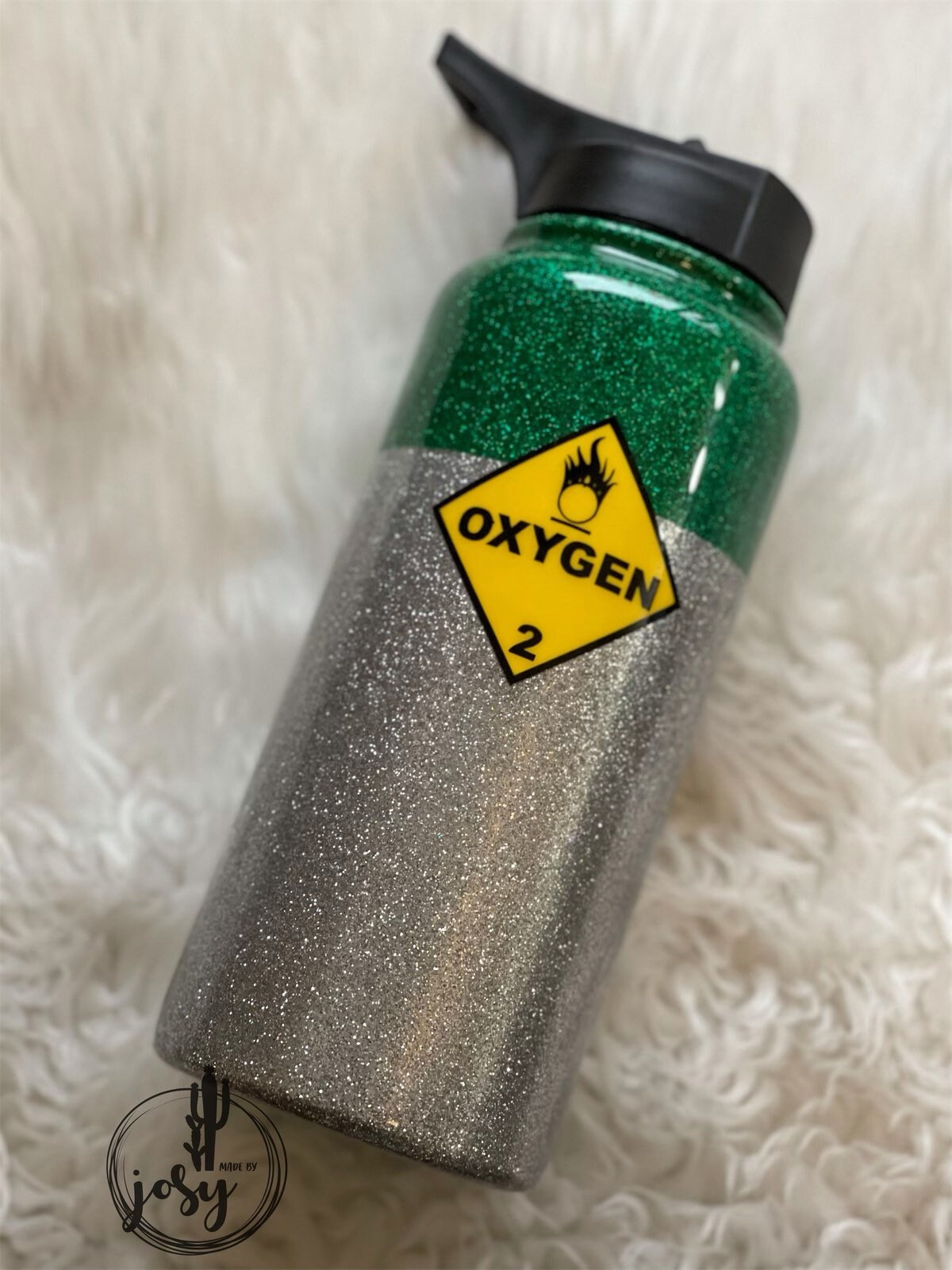 Oxygen tank water bottle / Respiratory Therapist / RT | Etsy