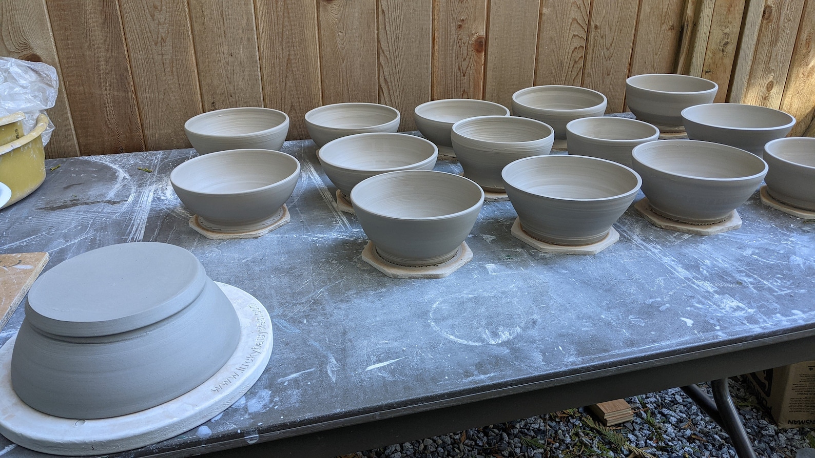 Pottery Bat System: Reversible Master Bat With Marine Plywood Inserts ...