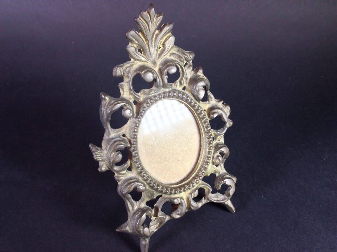 Cadre photo autoportant antique fantaisie Fonte solide Support pliable ...