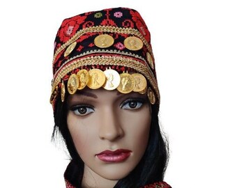 Palestinian Headband With Coin - Etsy