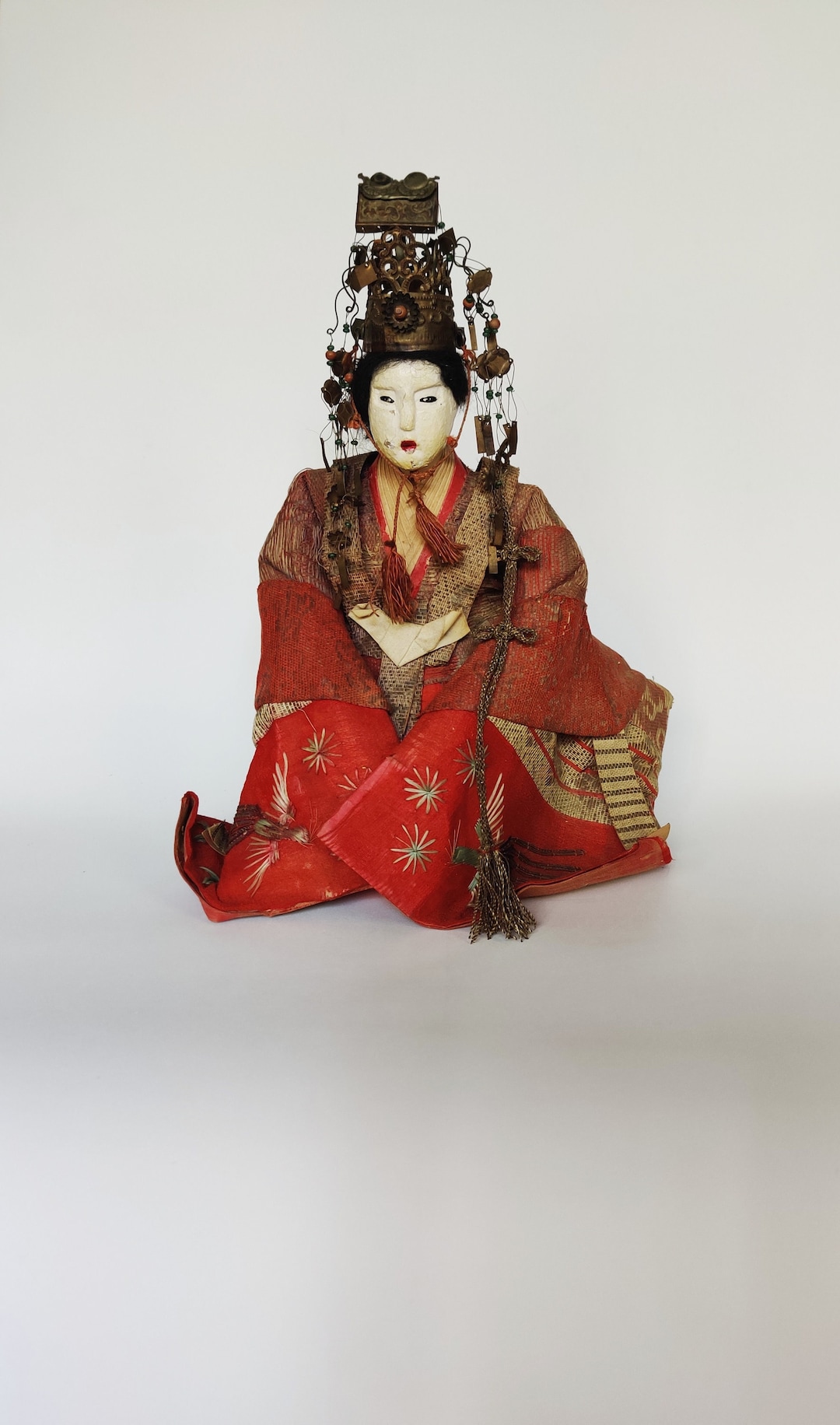 JAPONESE EDO DOLL Edo Period 1615-1867 Handcrafted Japonese Empress ...