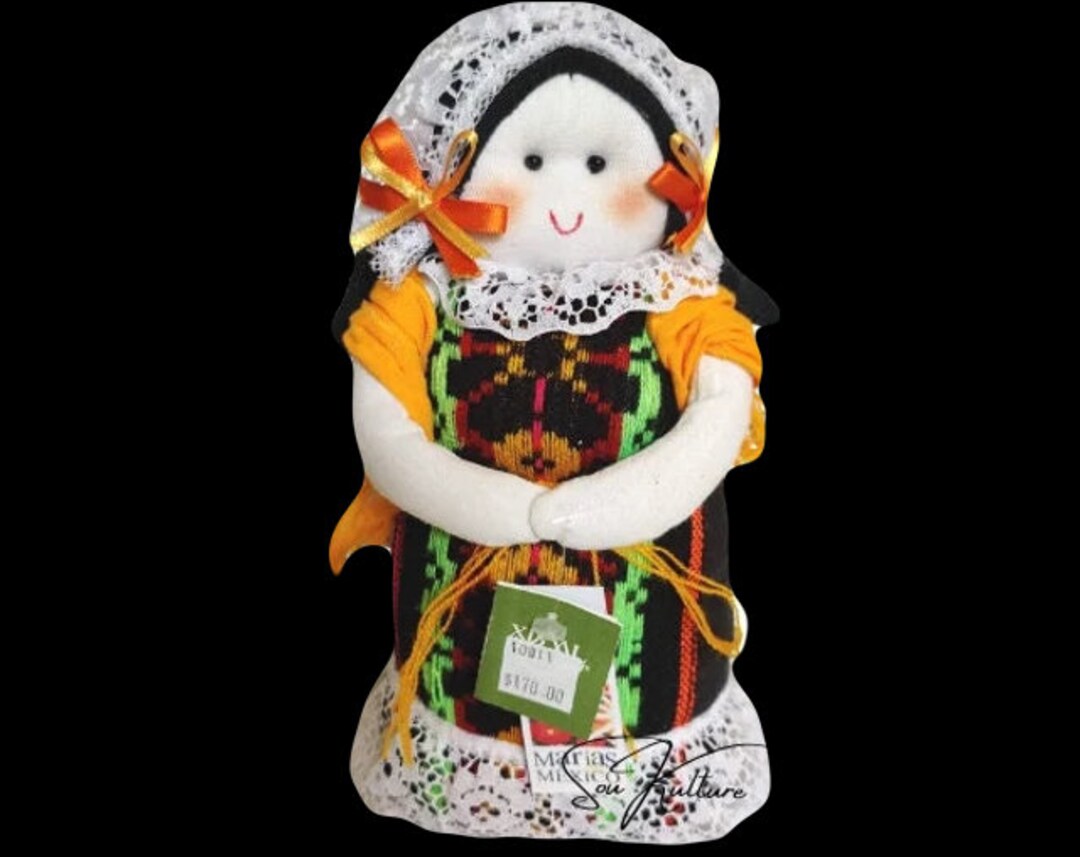 MEXICAN CULTURAL DOLL Maria's De Mexico Juanita Chiapas Rag Doll ...