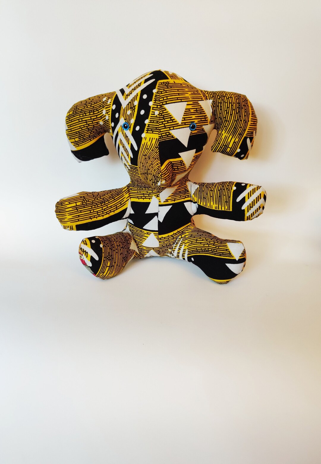 PERSONALIZED STUFFED ELEPHANT Handcrafted & Personalizable Ankara ...