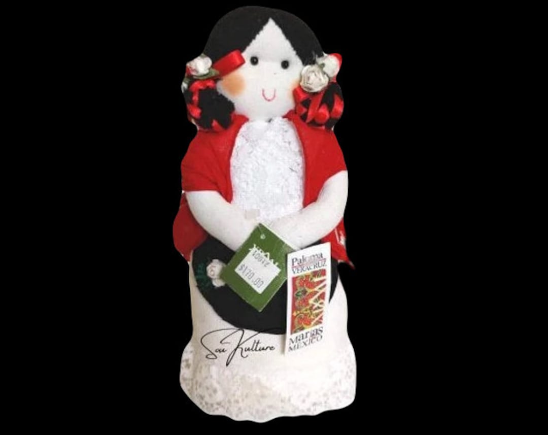 MEXICAN CULTURAL DOLL Maria Juanita Chiapas Rag Doll Vintage Ethnic ...