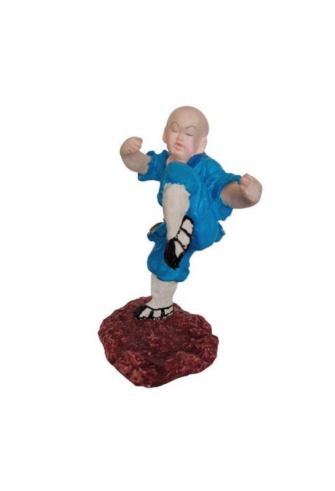 VINTAGE BABY MONK Detailed Hand-painted Cast Resin Cute Martial Arts ...
