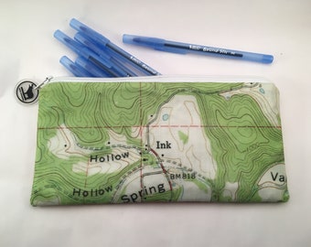 Map Pencil Case | Etsy