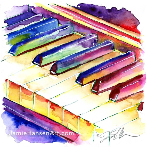 Colorful Piano Images