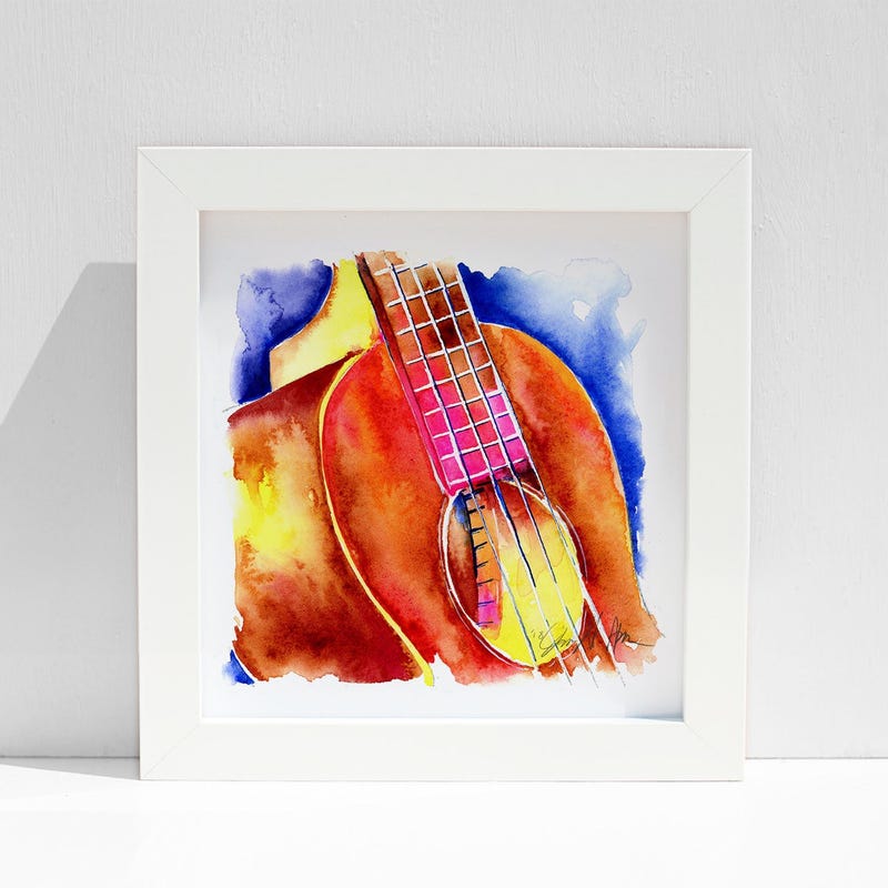 Painted Ukulele - Etsy