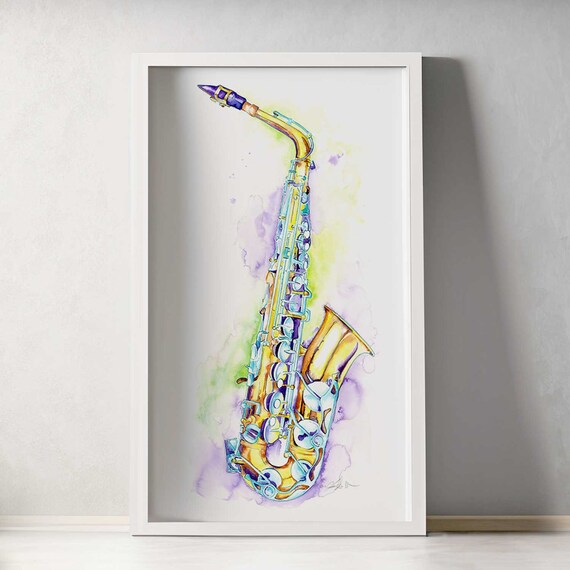 Colorful Alto Saxophones