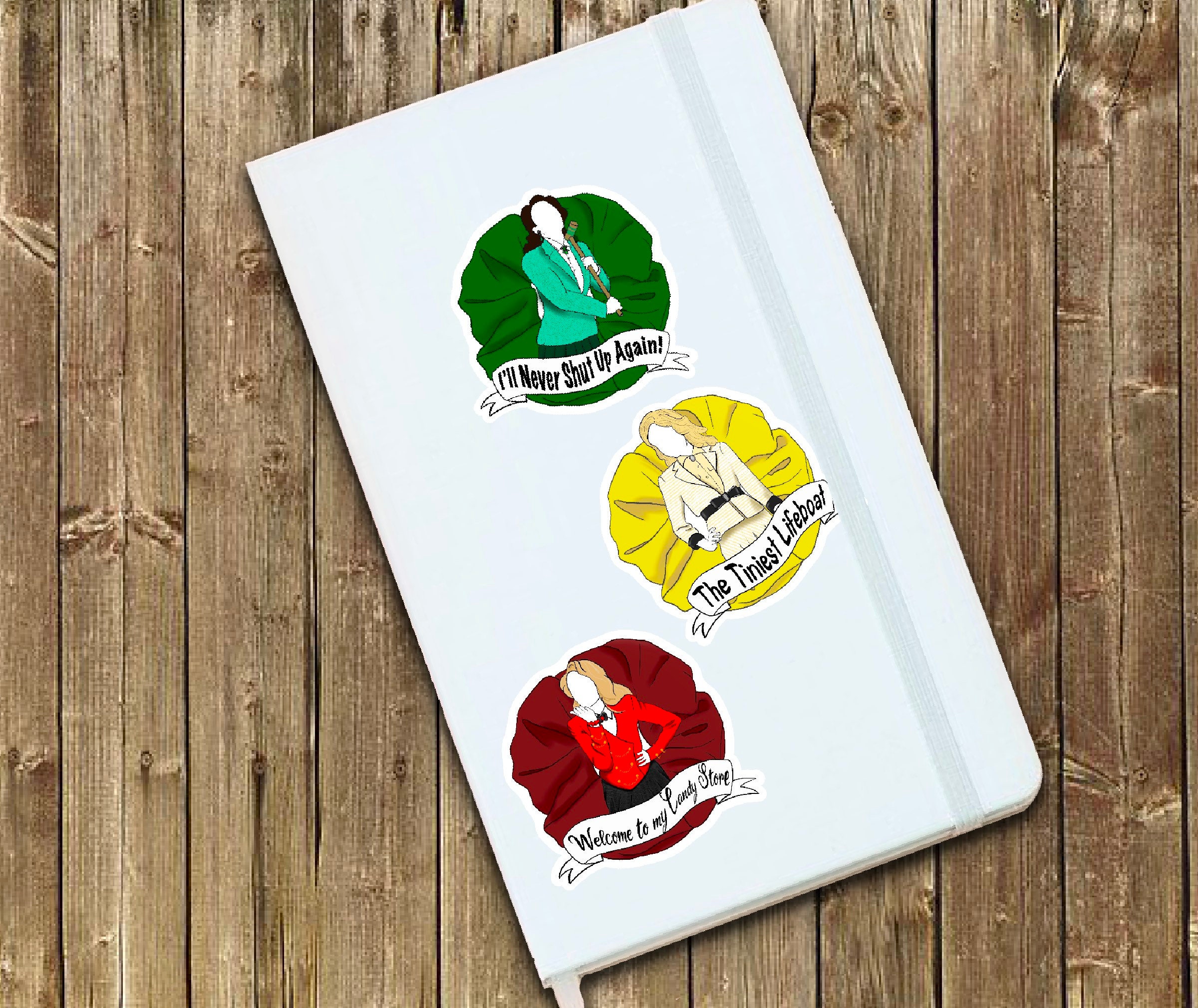 Heathers the Musical Stickers Broadway Musical Sticker Set - Etsy UK