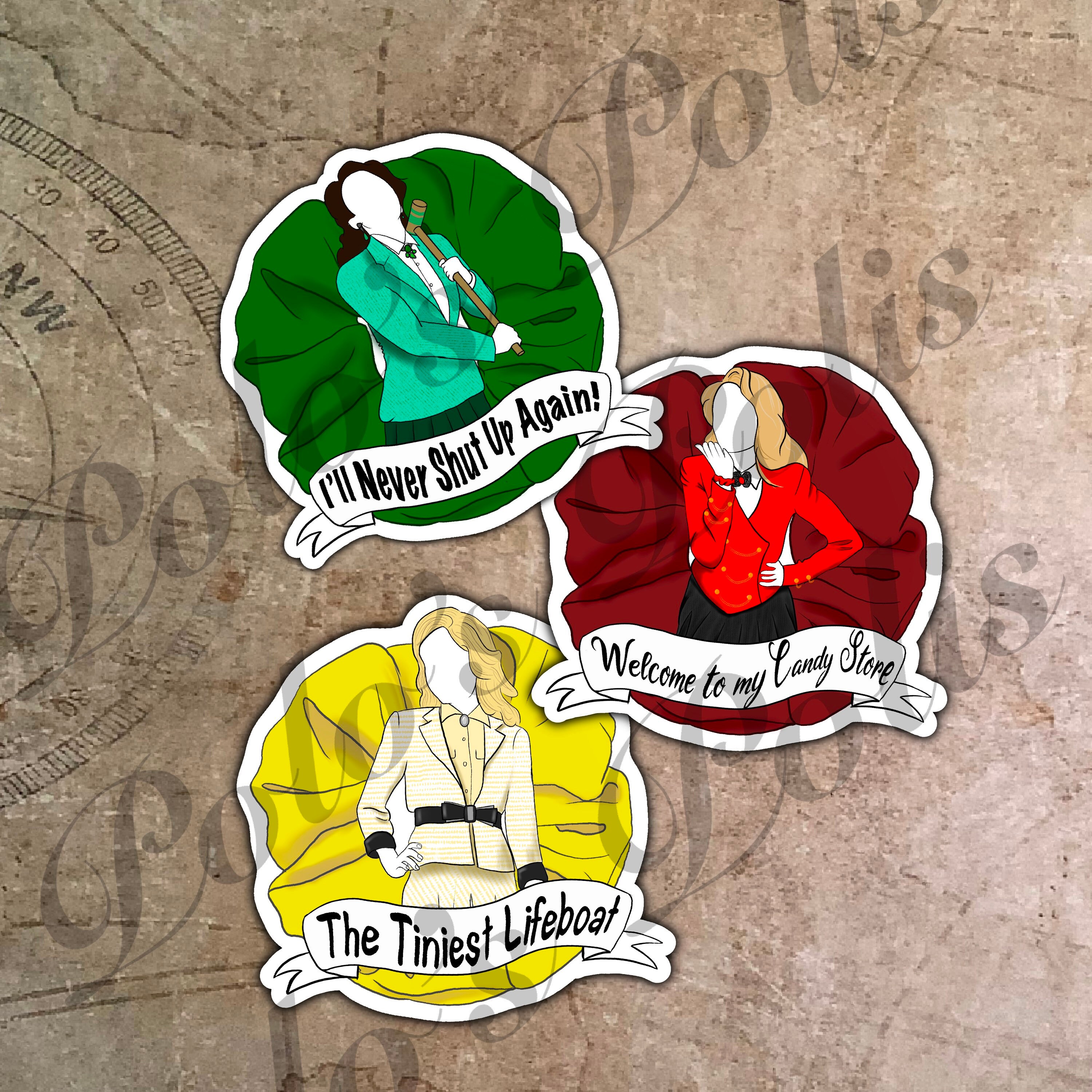 Heathers the Musical Stickers Broadway Musical Sticker Set - Etsy UK