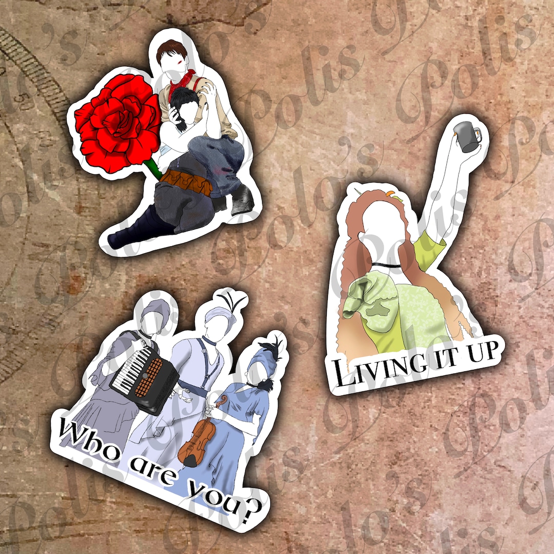 Hadestown Musical Sticker Set || Vinyl Travel Laptop Stickers Bundle ...