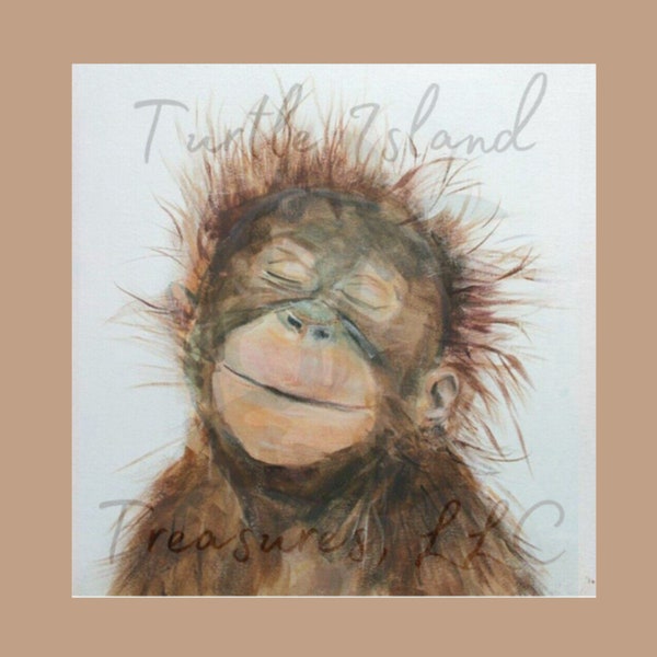 Monkey Diamond Painting - Etsy