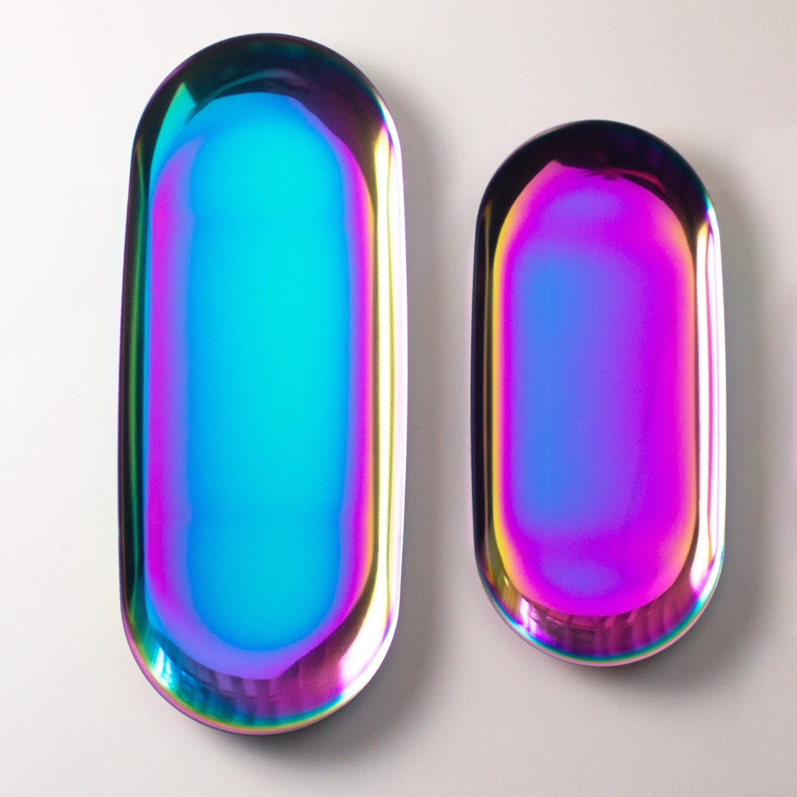 Storage Trays, Gold and Iridescent - Etsy