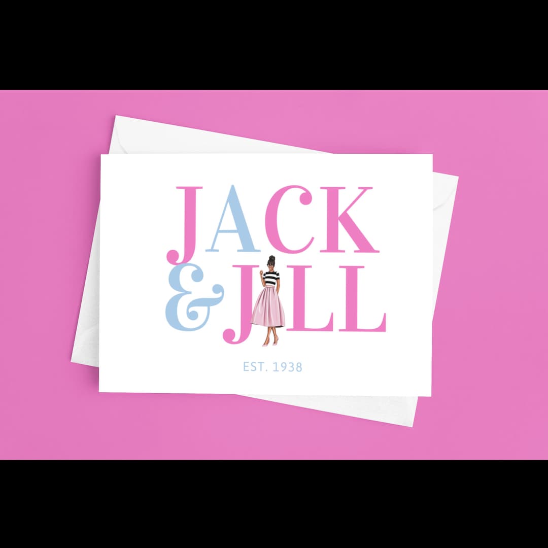 Jack and Jill Note Cards: African American Greeting Cards (10-pack) - Etsy