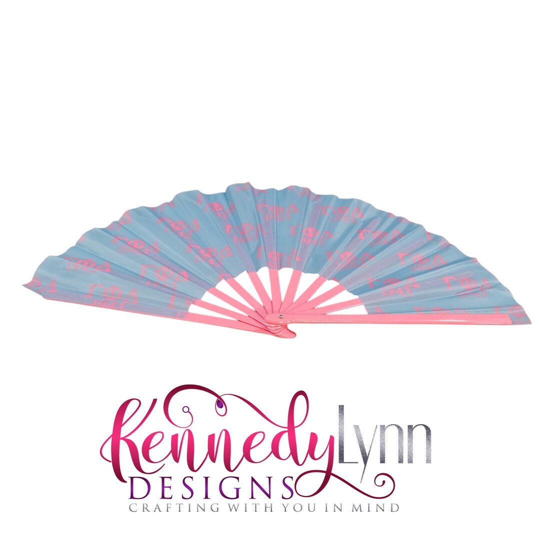 Gamma Phi Delta Dance Fan/ Hand Fans/clack Fan - Etsy