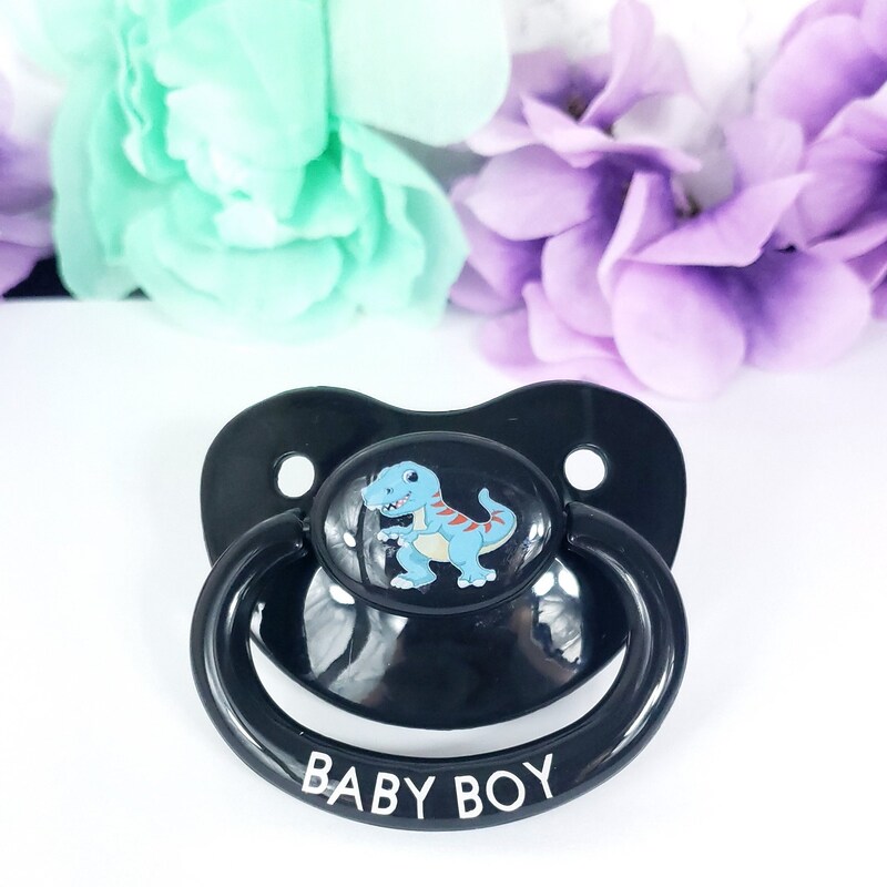 Dinosaur Pacifier - Etsy