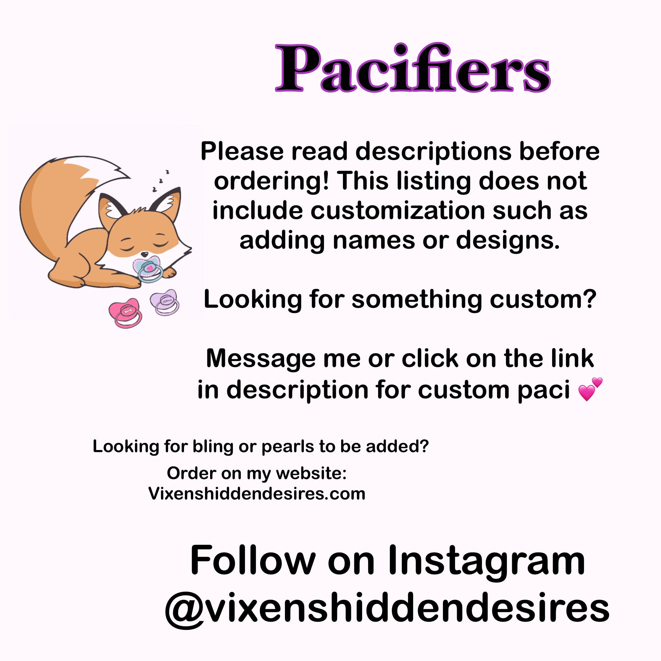 Plain Adult Pacifier DIY Little Space Deco Kit DDLG & ABDL - Etsy