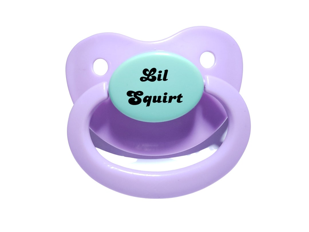 Lil Squirt Adult Pacifier - Handmade ABDL Adult Baby Pacifier in ...